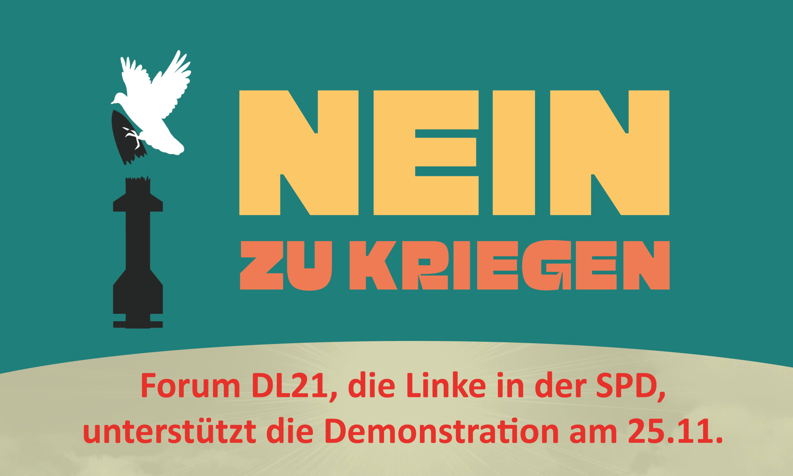 Forum DL21, die Linke in der SPD, unterstützt die Demonstration am 25. ...